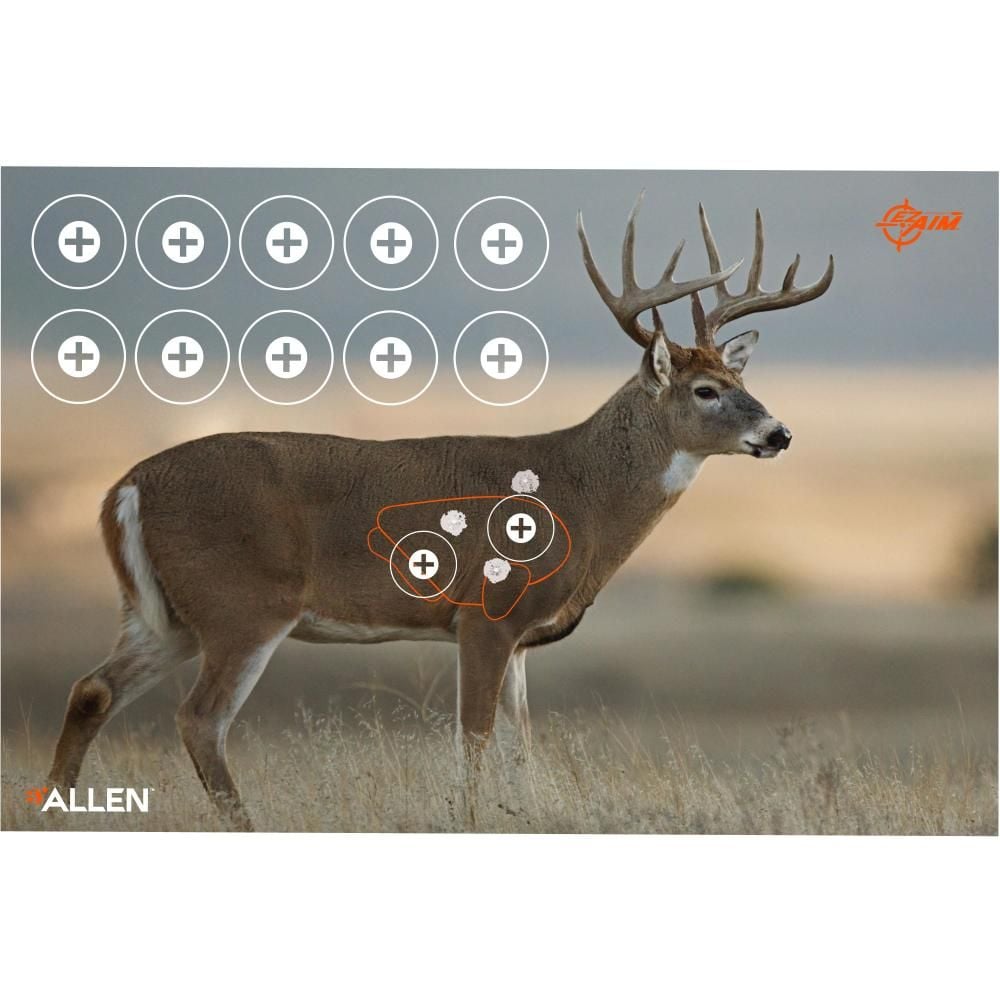 EZ Aim® Paper Four Color 23-inch x 35-inch Whitetail Target By Allen, 2 ...