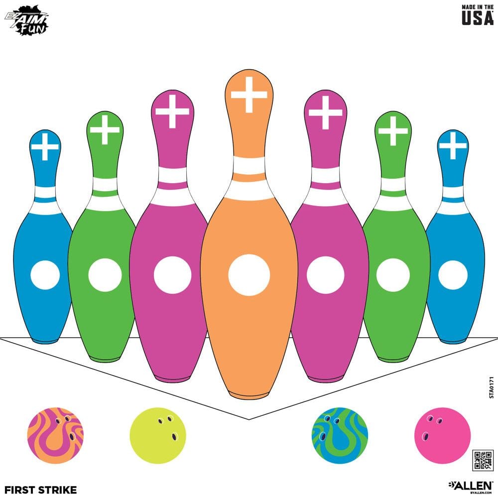 EZ Aim Fun Triggering More Fun Paper Shooting Targets, 12 W x 12 H, 9 ...