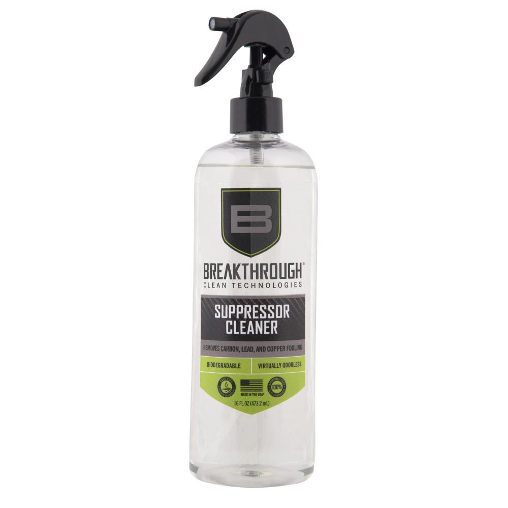 NEW Breakthrough Clean Technologies Suppressor Cleaner, 16oz, Clear