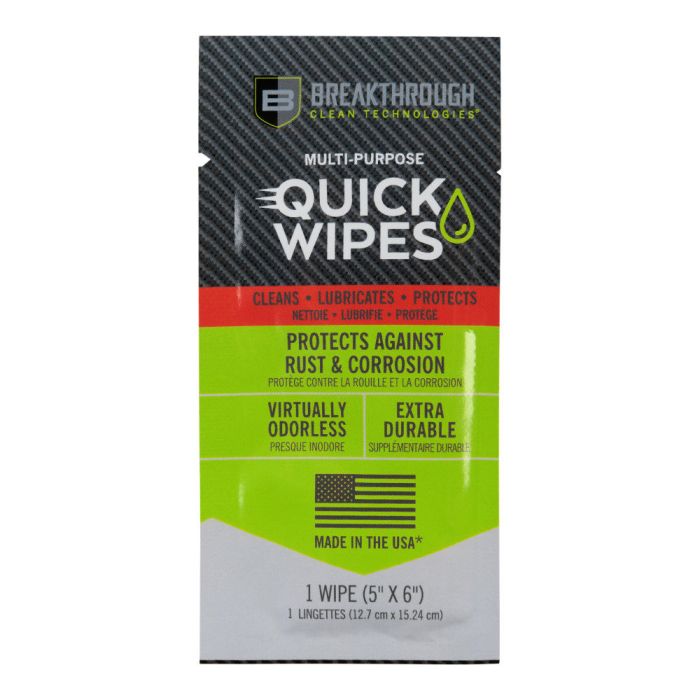 Breakthrough Clean Technologies Multi-Purpose CLP Quick Wipes, 5 x 7 ...