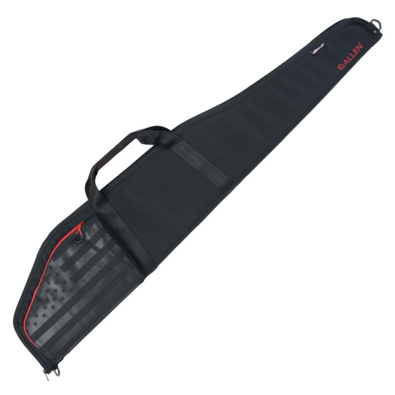 Allen Company Lincoln 48 Lockable Rifle Case, Black with Flag