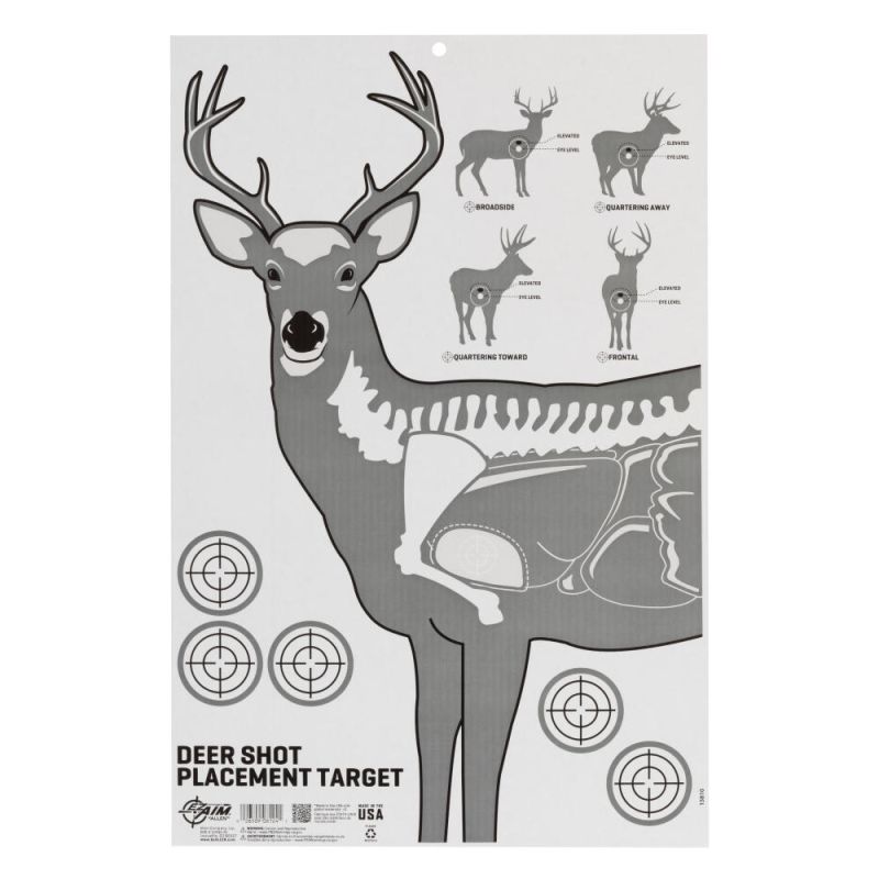 NEW EZ Aim Deer Vitals Corrugated Target, 23 x 35