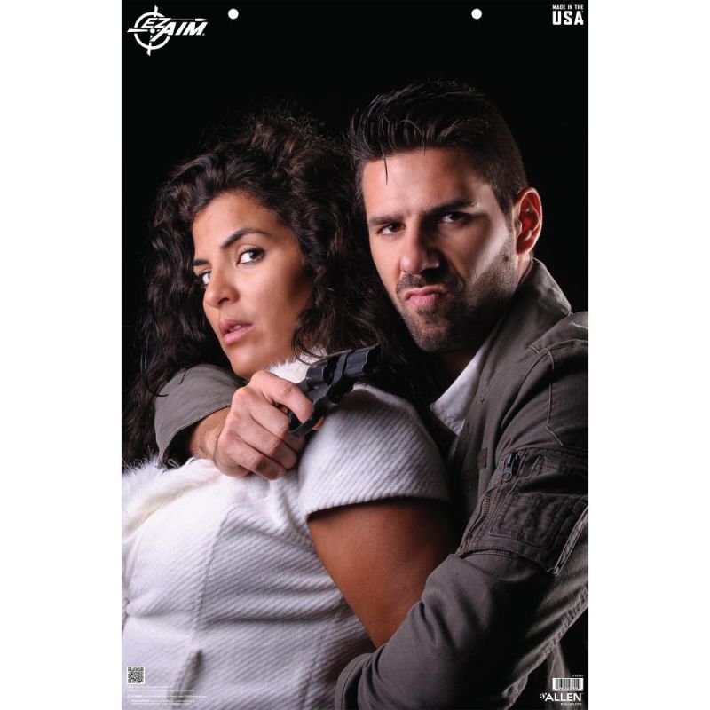 EZ Aim Photo Real Hostage Situation Shooting Target, 23 x 35, 50-Pack