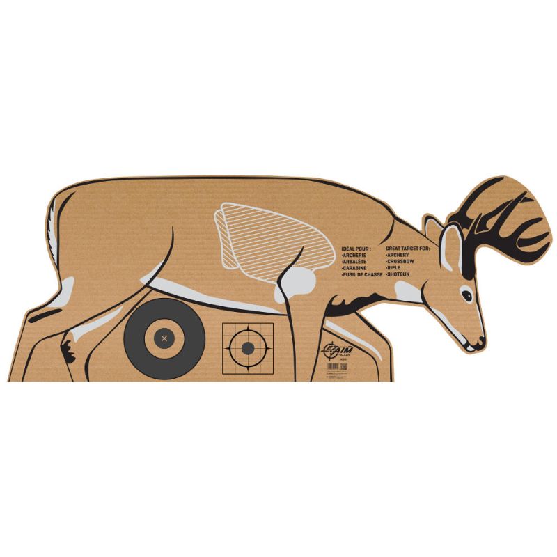 NEW EZ Aim Cardboard Deer Shooting Target, Folded